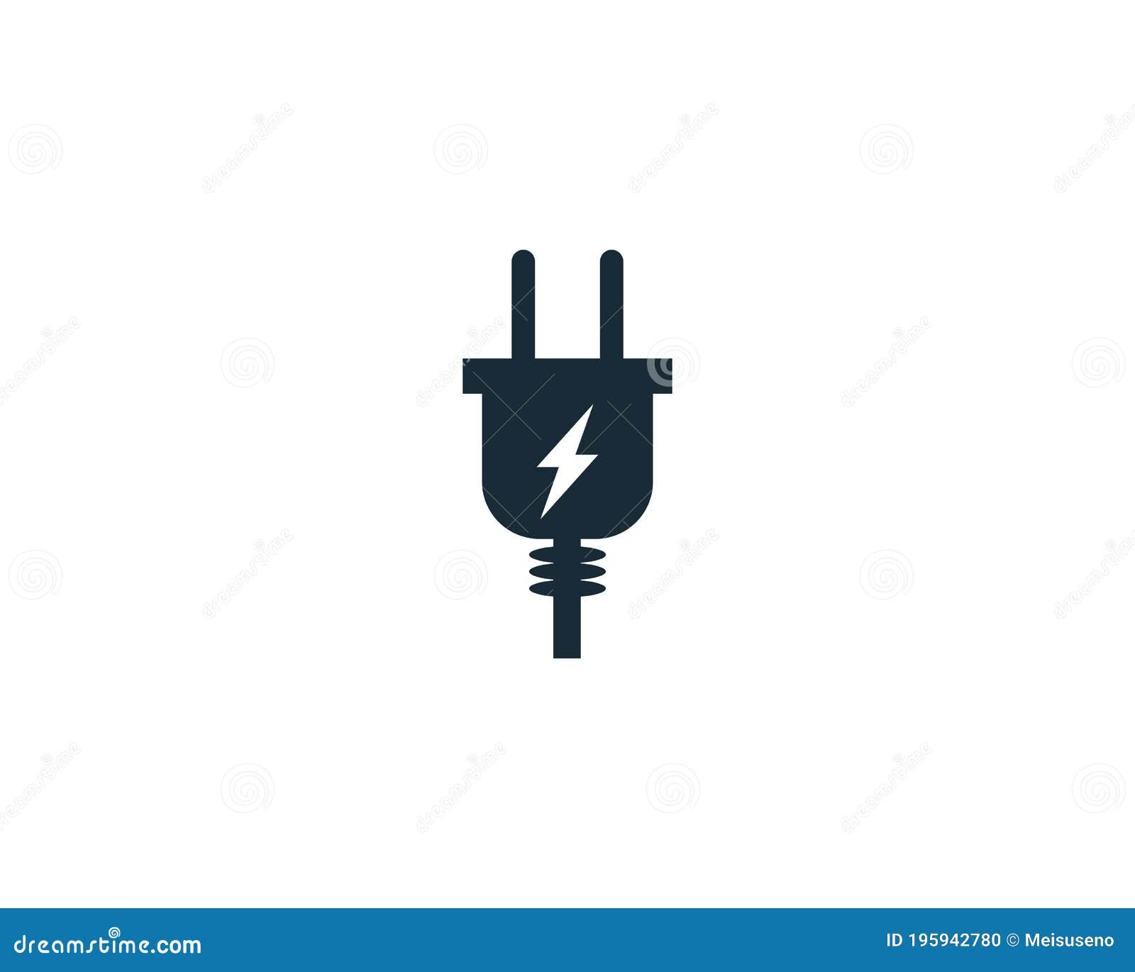 Electric Connection Wire Icon Vector Logo Template Illustration Design ...