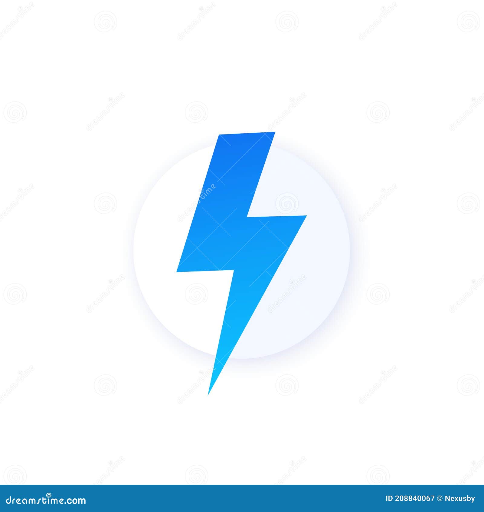 Electric Consumption Icon, Vector Design Stock Vector - Illustration of ...