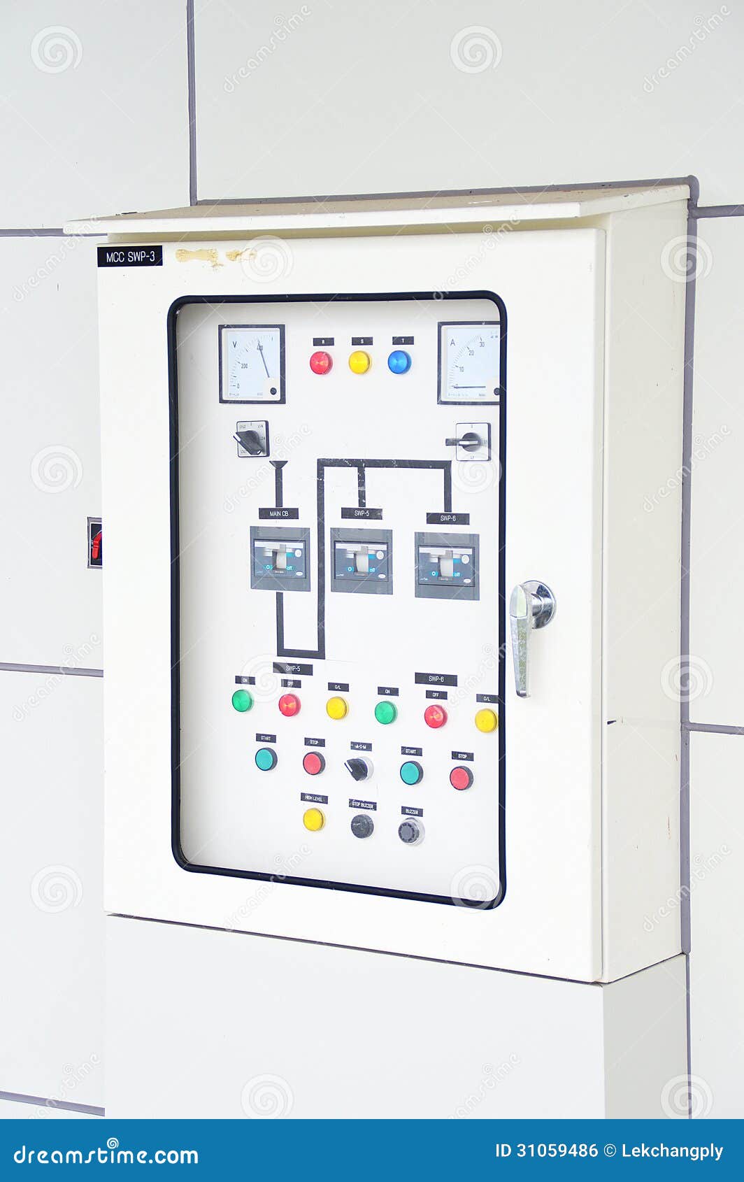 Electric control box stock photo. Image of panic, elevator - 31059486