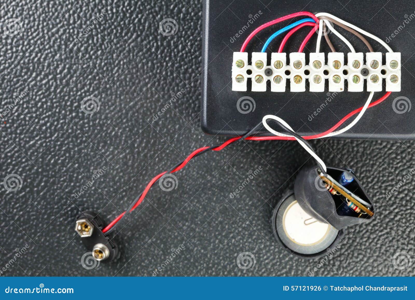 Electric Control Box with Electric Wire Represent the Electric E Stock ...