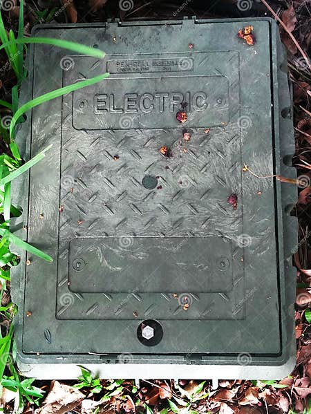 Electric Control Box in the Ground Editorial Photo - Image of equipment ...