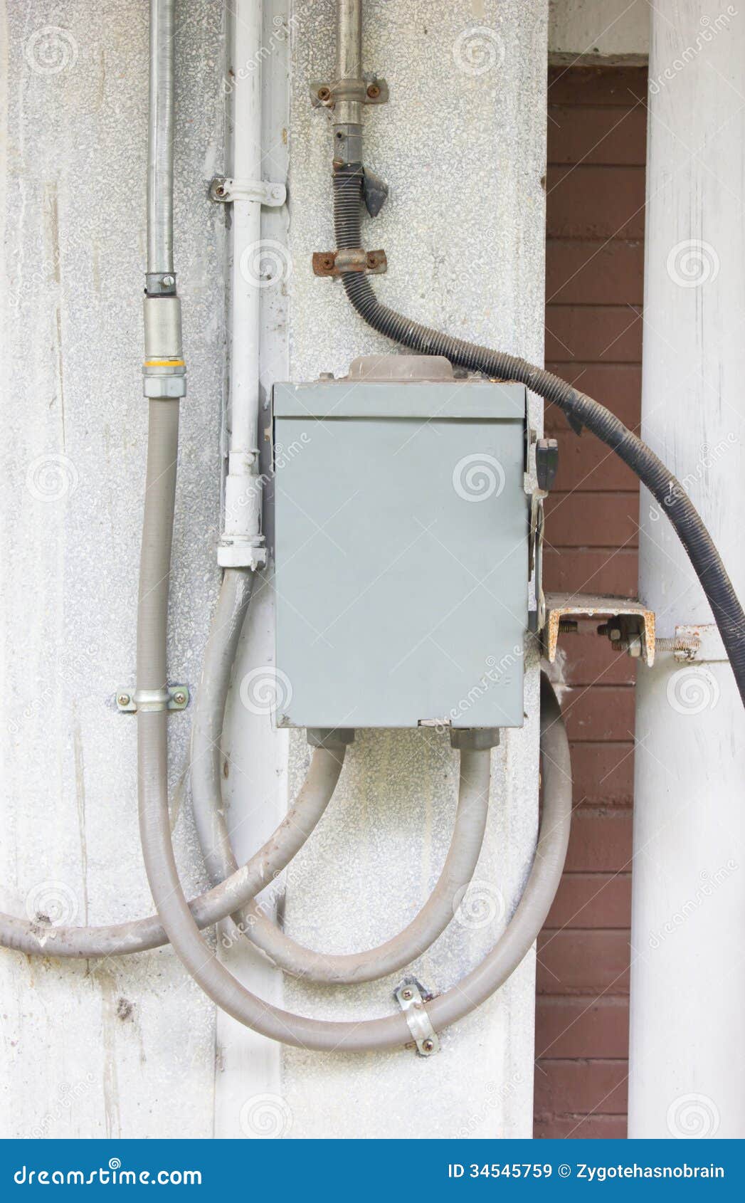 Electric Control Box. stock image. Image of center, line - 34545759