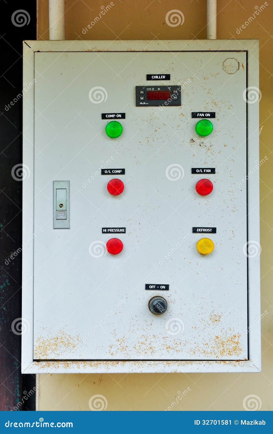 Electric control box stock image. Image of button, equipment - 32701581
