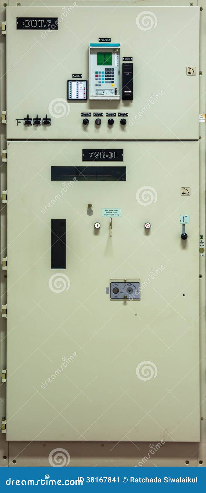 Electric Controller at Power Station Stock Image - Image of equipment ...