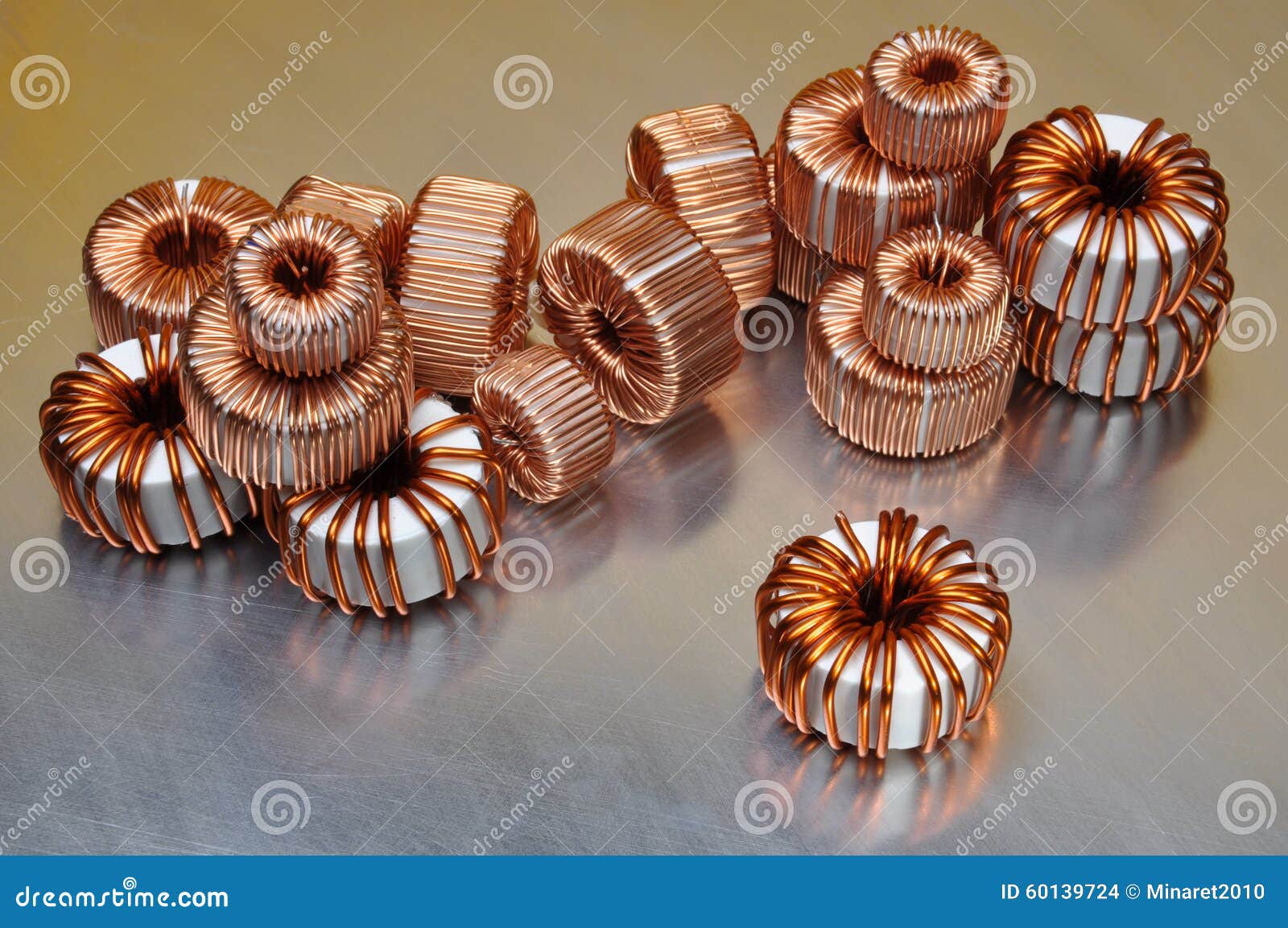 Electric copper coils stock photo. Image of electrical - 60139724