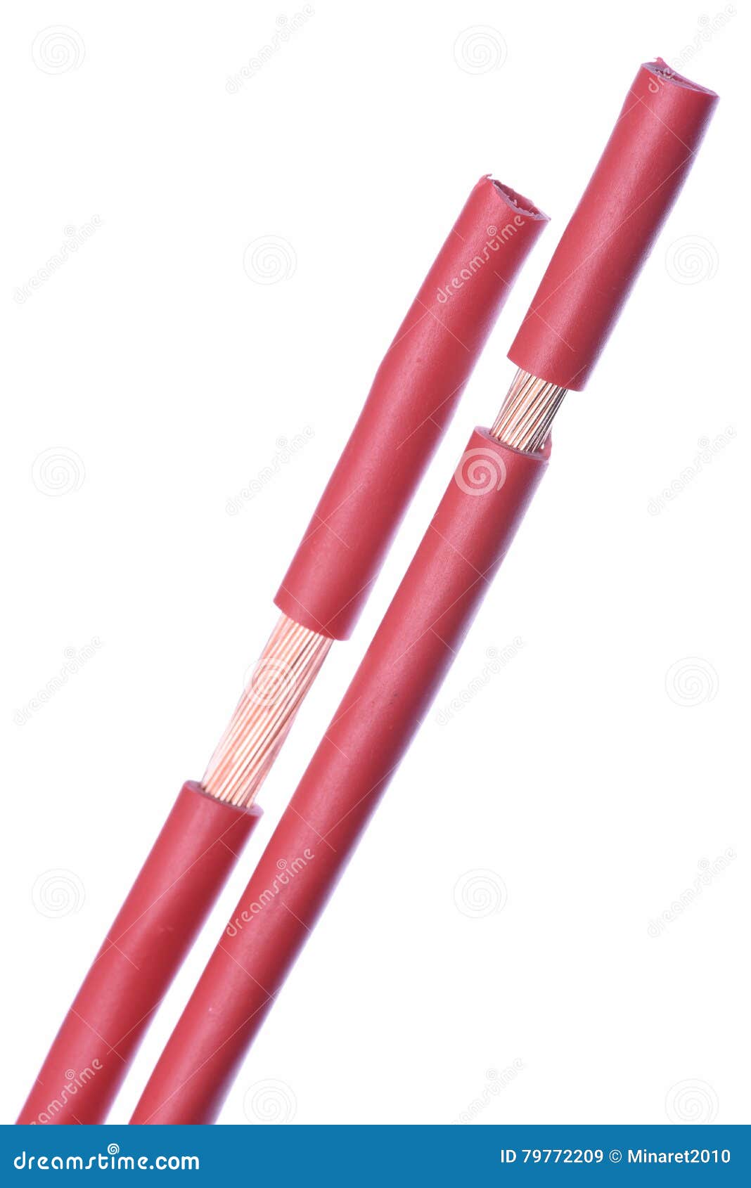 Electric copper wire stock image. Image of construction - 79772209