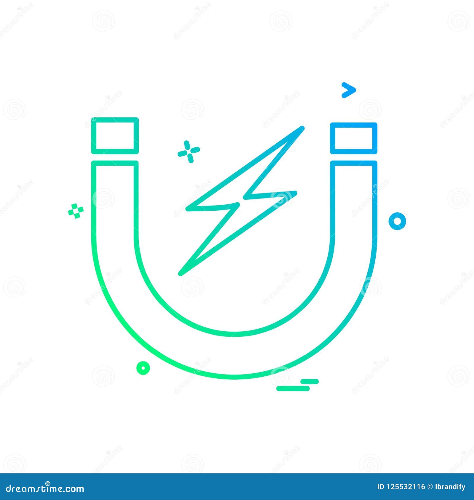 Electric Current Icon Design Vector Stock Vector - Illustration of ...