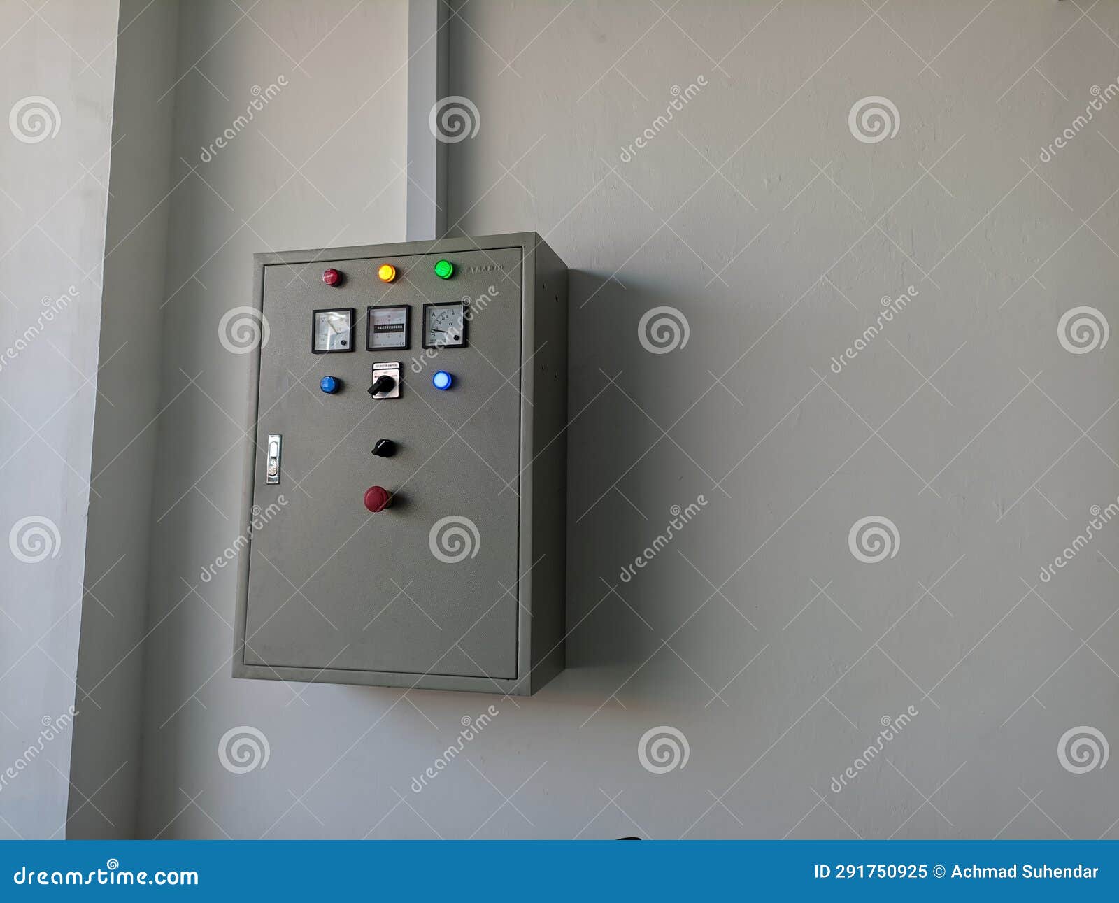 Electric Current Safety Control Box. Stock Image - Image of engineering ...