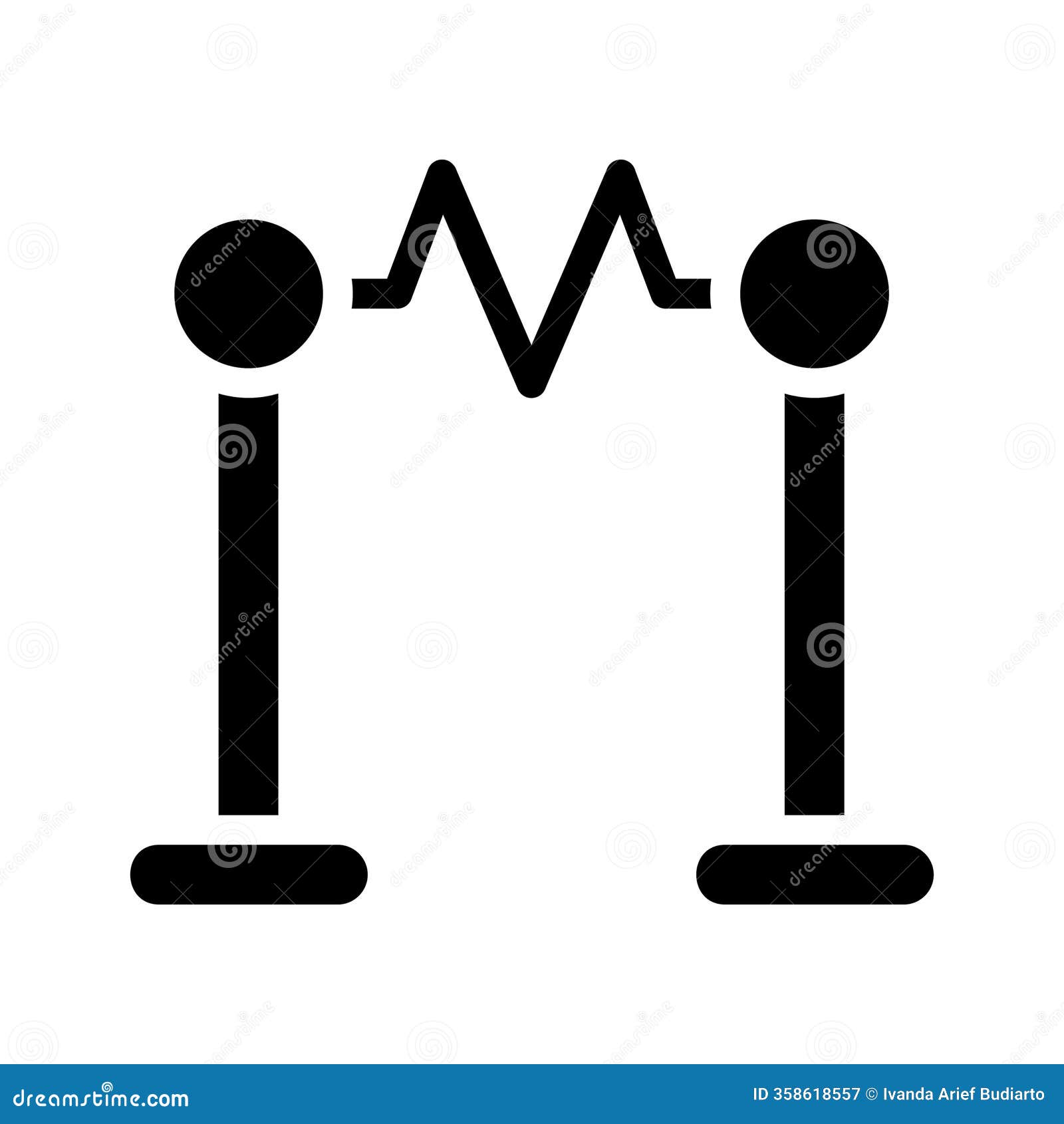 Electric Current Symbol. Concept of Electricity, Energy, and Power ...