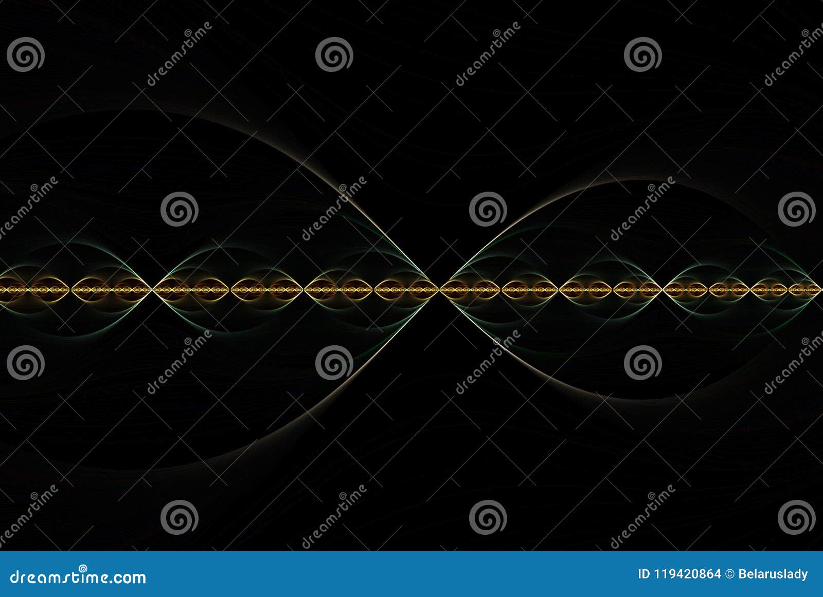 Electric Current Yellow Technical Background Pattern Stock Illustration ...