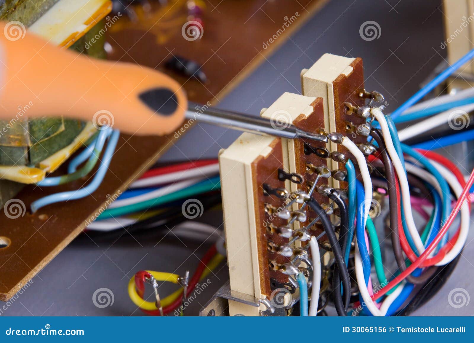 Electric device stock photo. Image of digital, cable - 30065156