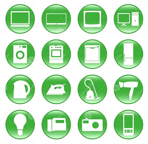 Electric devices stock vector. Illustration of plasma - 8129952