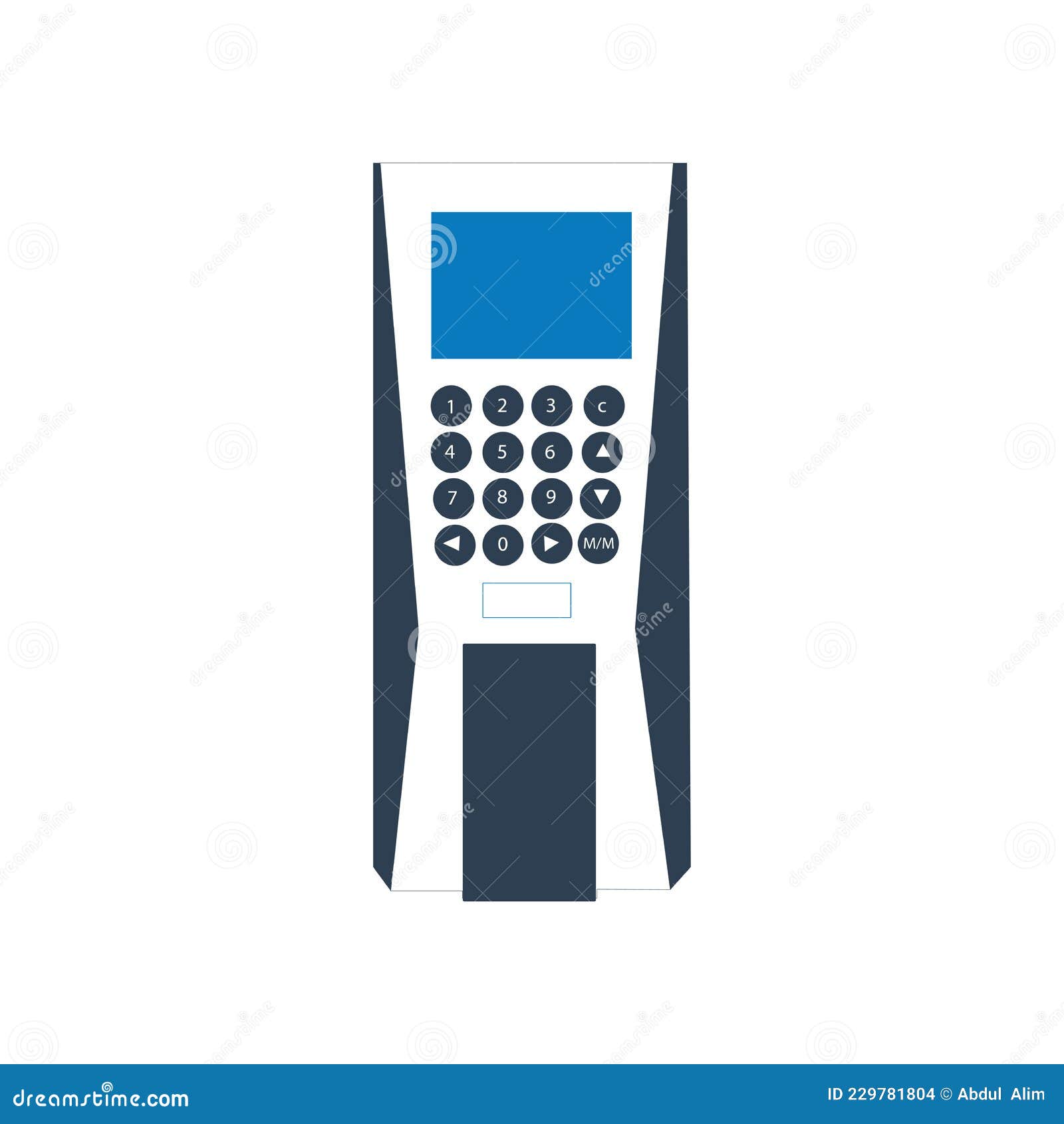 Electric Digital Door Access Control Eps Vector Icon. Stock Vector ...