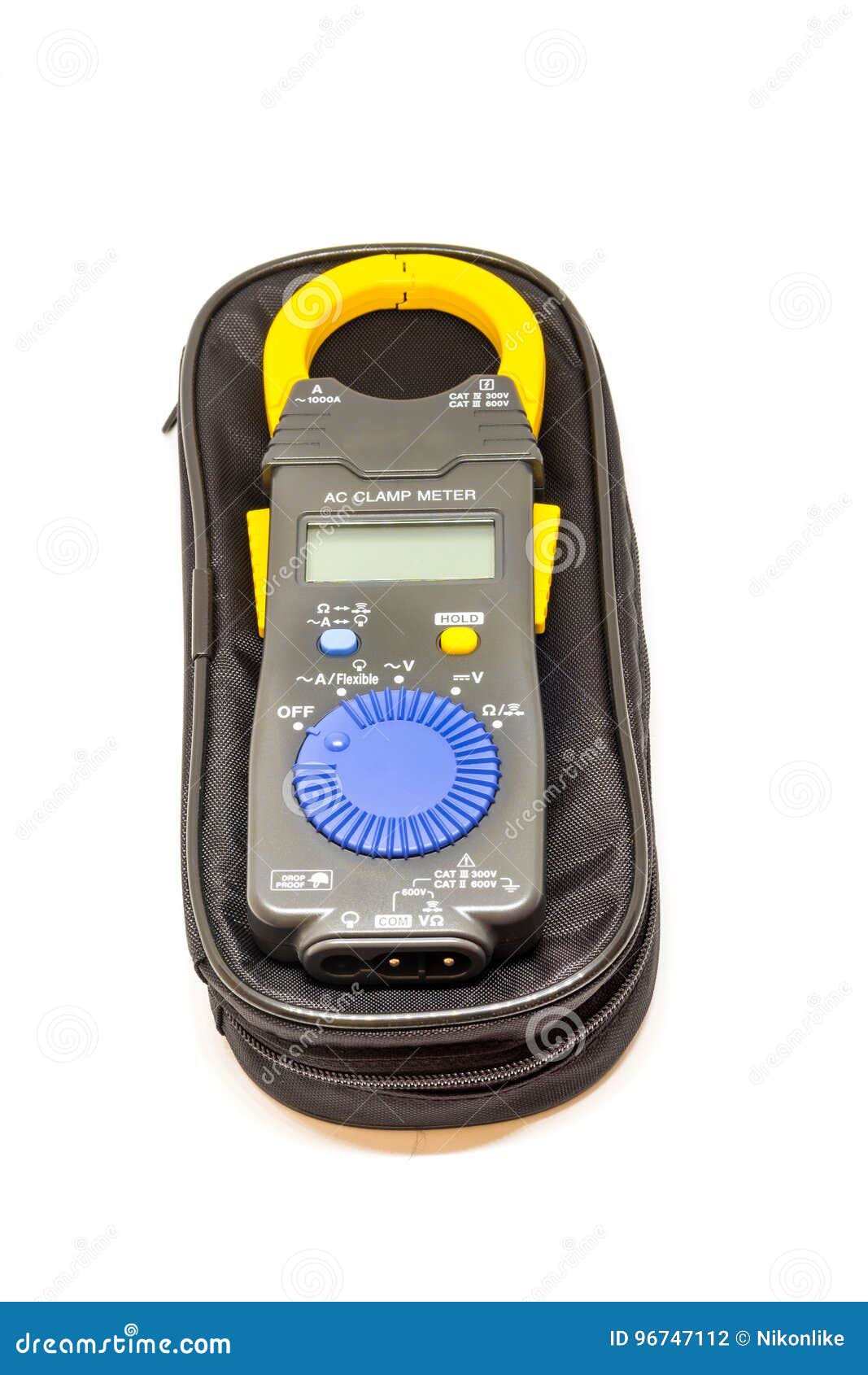 Electric Digital Multimeter. Stock Photo - Image of instrument, meter ...