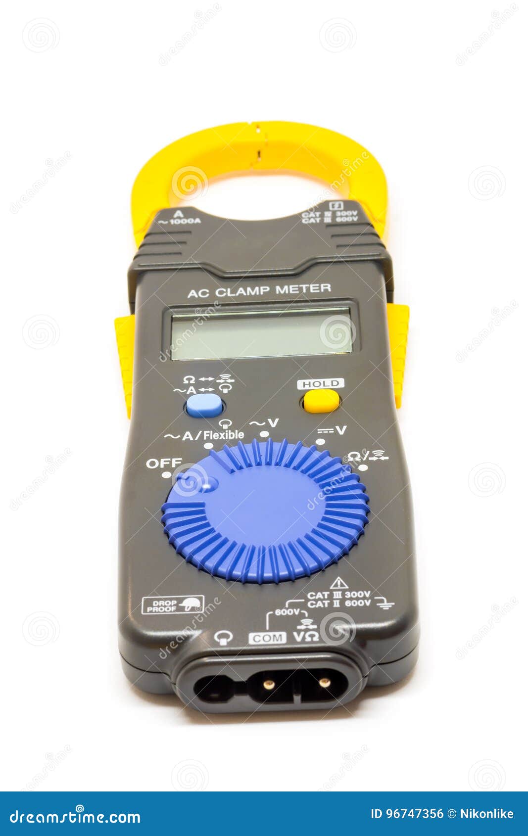 Electric Digital Multimeter. Stock Photo - Image of measurement ...