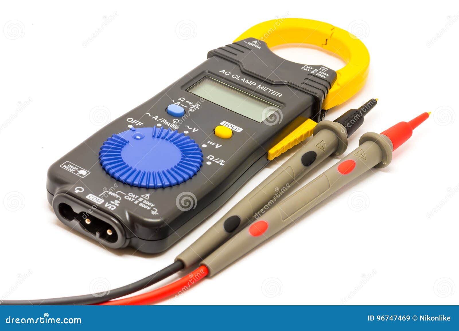 Electric Digital Multimeter. Stock Image - Image of accuracy ...