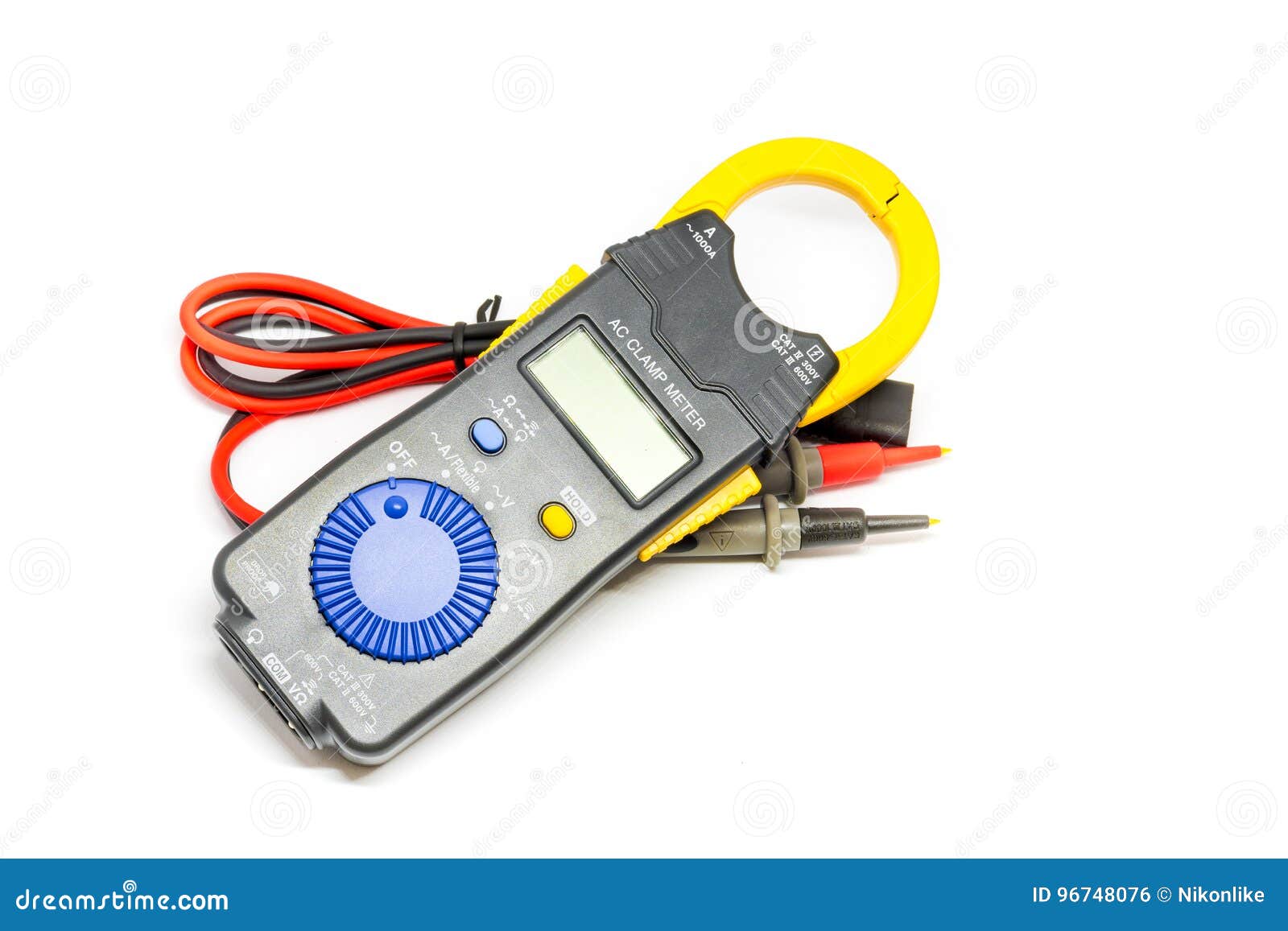 Electric Digital Multimeter. Stock Photo - Image of digital, industry ...