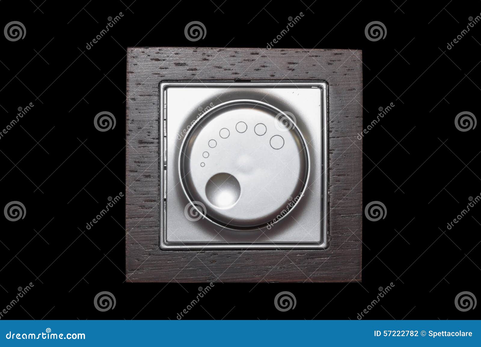 Electric Dimmer Light Switch Stock Photo - Image of electrical, room ...