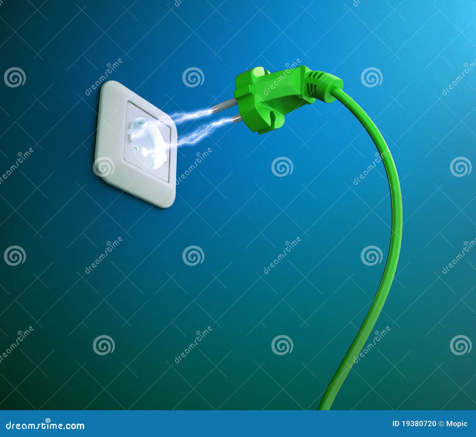 Electric Discharge. Vector Illustration. | CartoonDealer.com #75579918