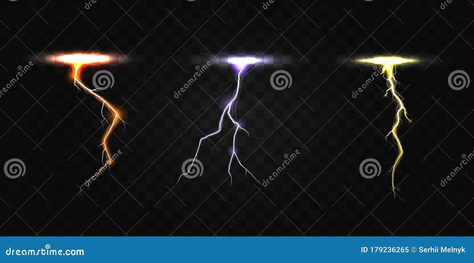 Electric Discharge Vector Illustration Stock Vector - Illustration of ...
