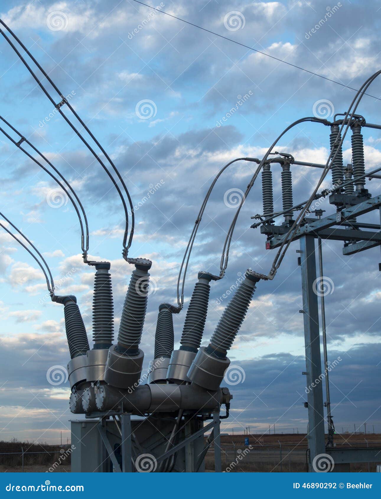 Electric Disconnect for Power Generation Stock Photo - Image of ...