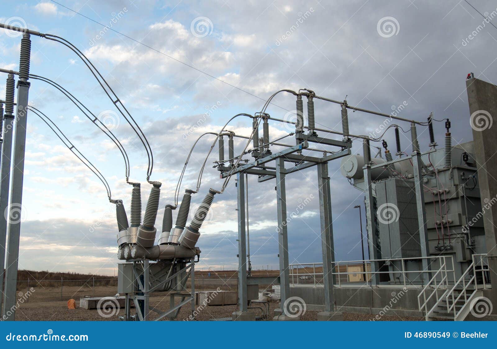 Electric Disconnect And Transformer Stock Photo | CartoonDealer.com ...