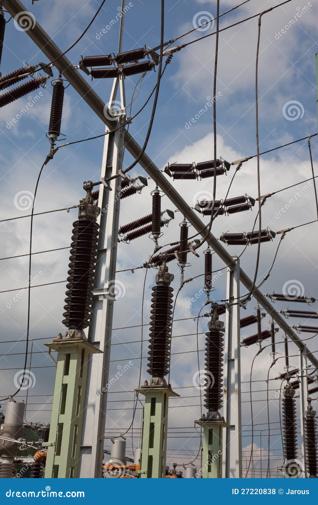 Electric distribution stock photo. Image of blue, energy - 27220838
