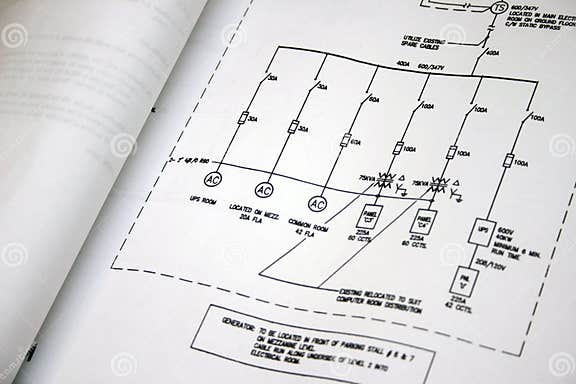 Electric drawing stock photo. Image of paper, built, facility - 14583646