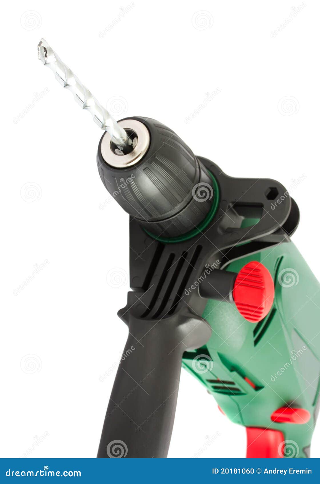 Electric Dril with Bit Closeup Stock Photo - Image of fastener ...