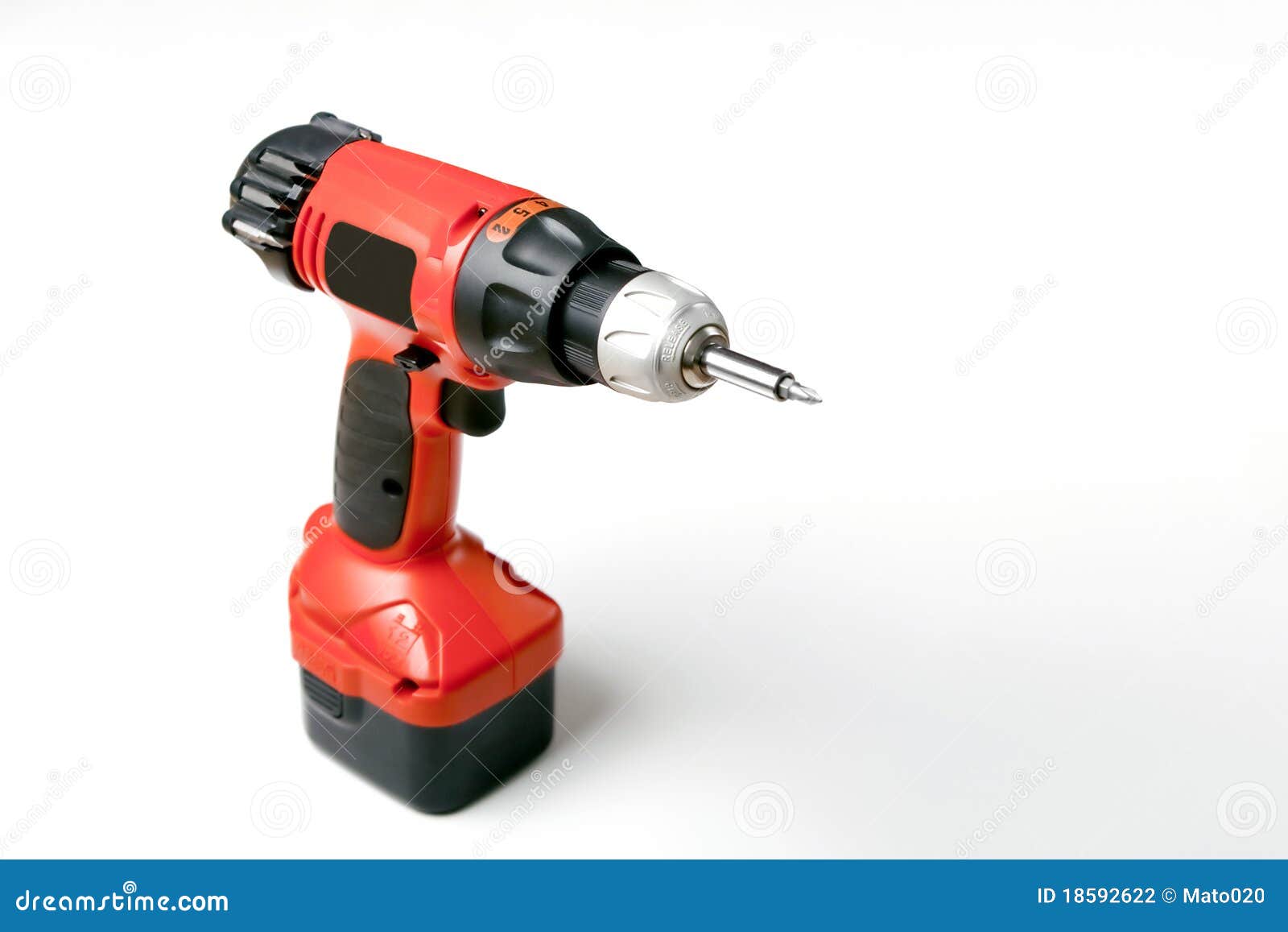 Electric Drill stock photo. Image of yourself, cordless - 18592622