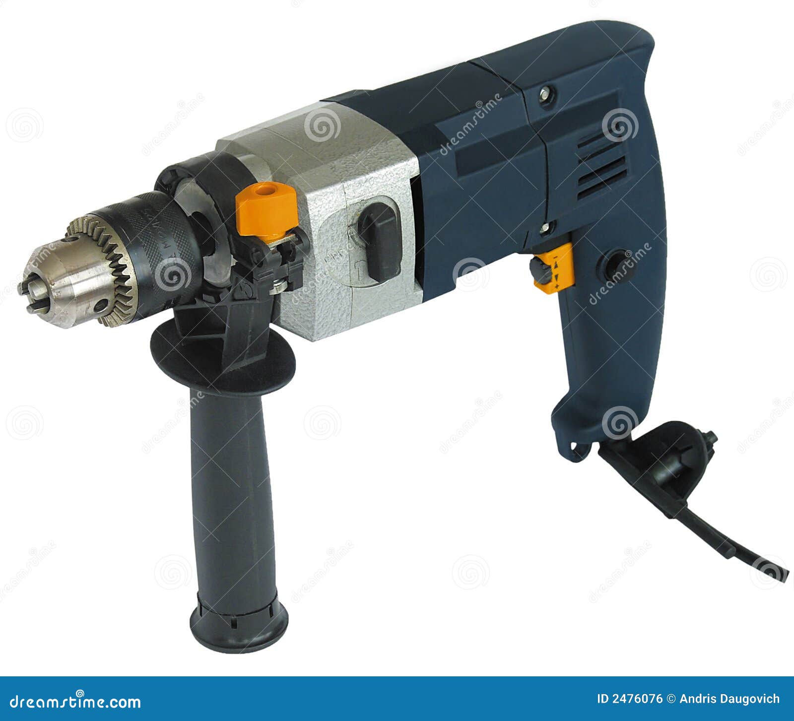 Electric drill stock photo. Image of building, cable, electricity - 2476076