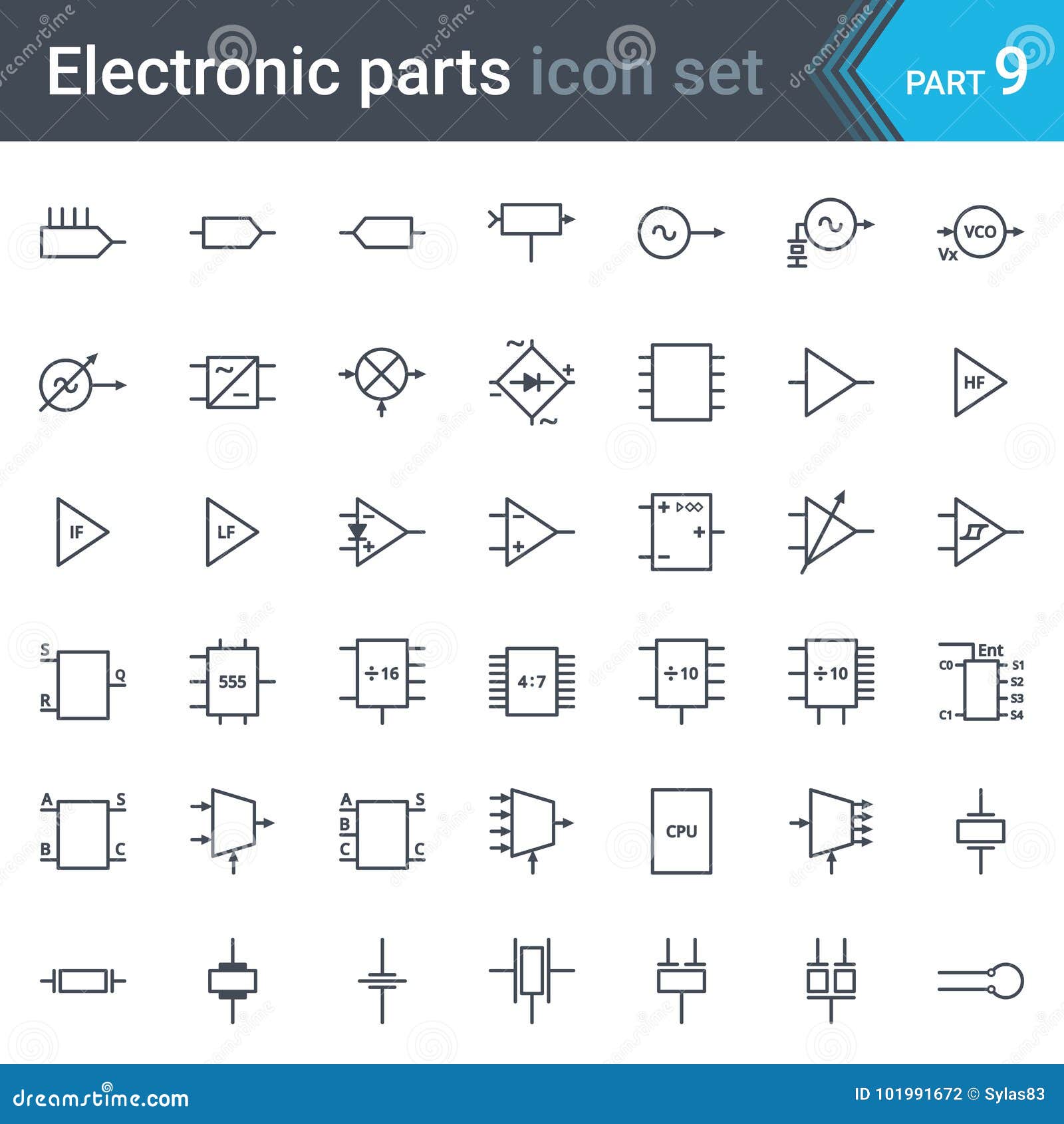 Electric and Electronic Circuit Diagram Symbols Set of Circuitry ... Electric and Electronic Circuit Diagram Symbols Set of Circuitry ...