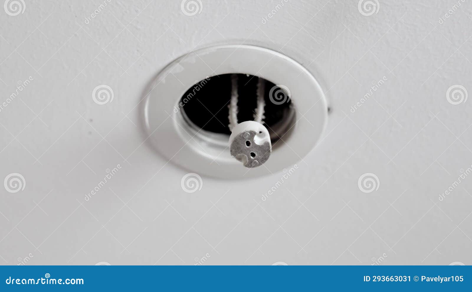 Electric Empty Connector MR16 Closeup Stock Video - Video of repairing ...