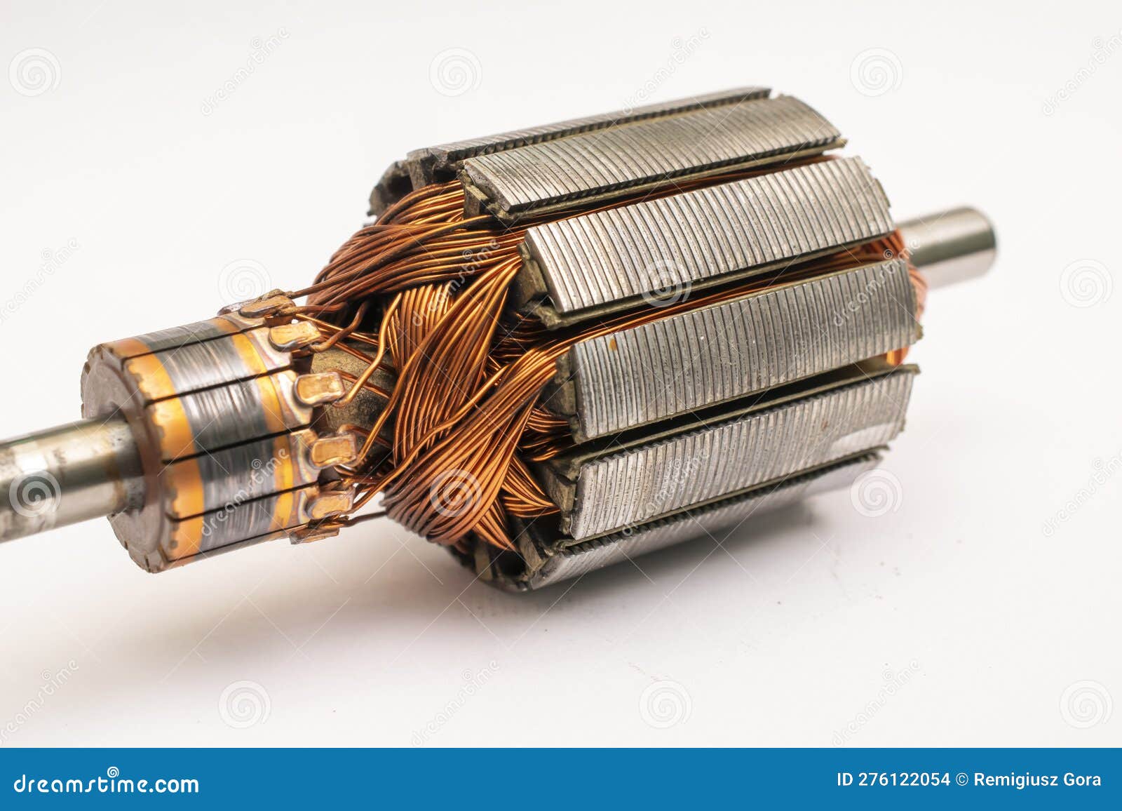 Electric Engine. Copper Windings Stock Photo - Image of equipment ...