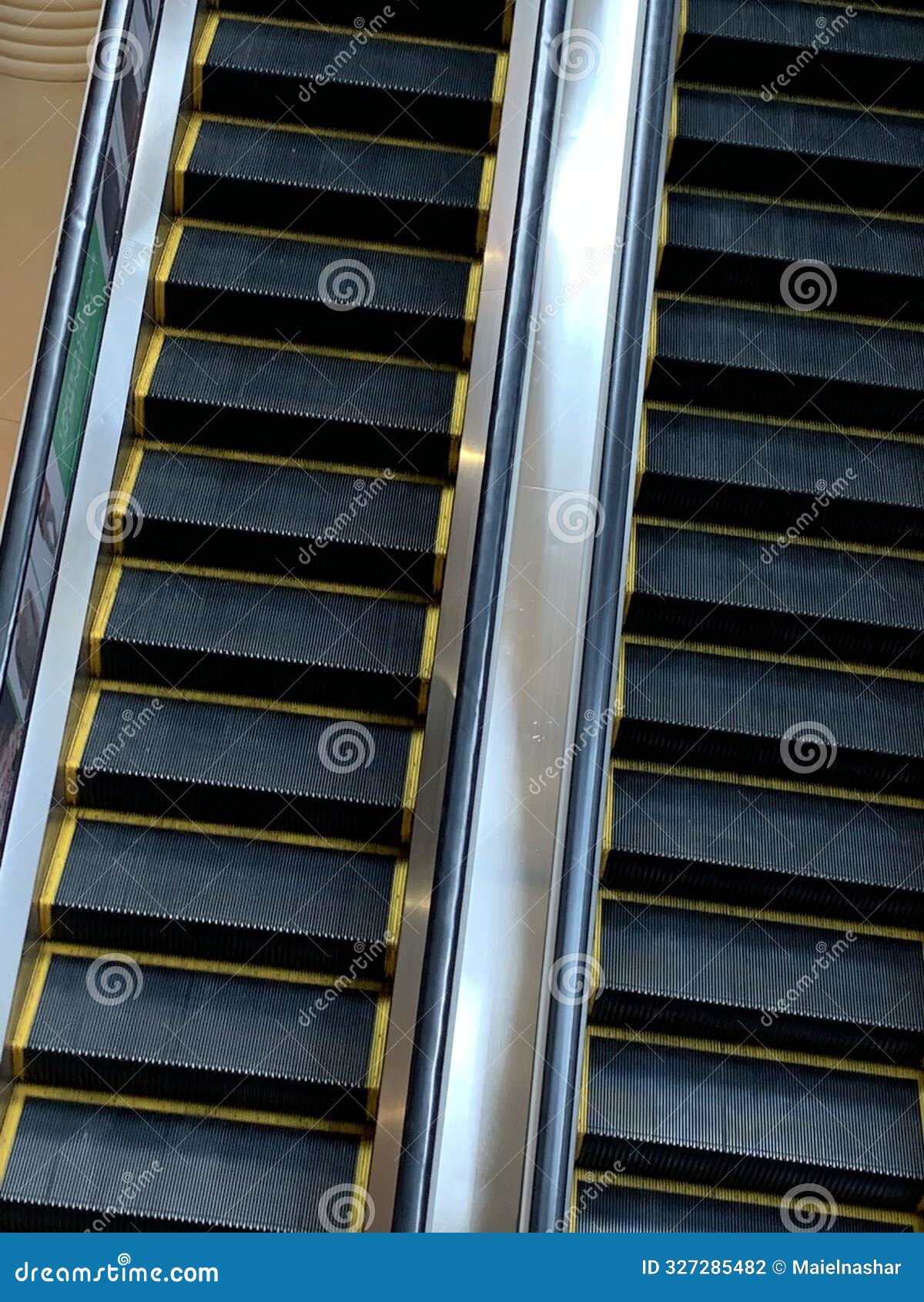 Electric escalators stock photo. Image of egypt, black - 327285482