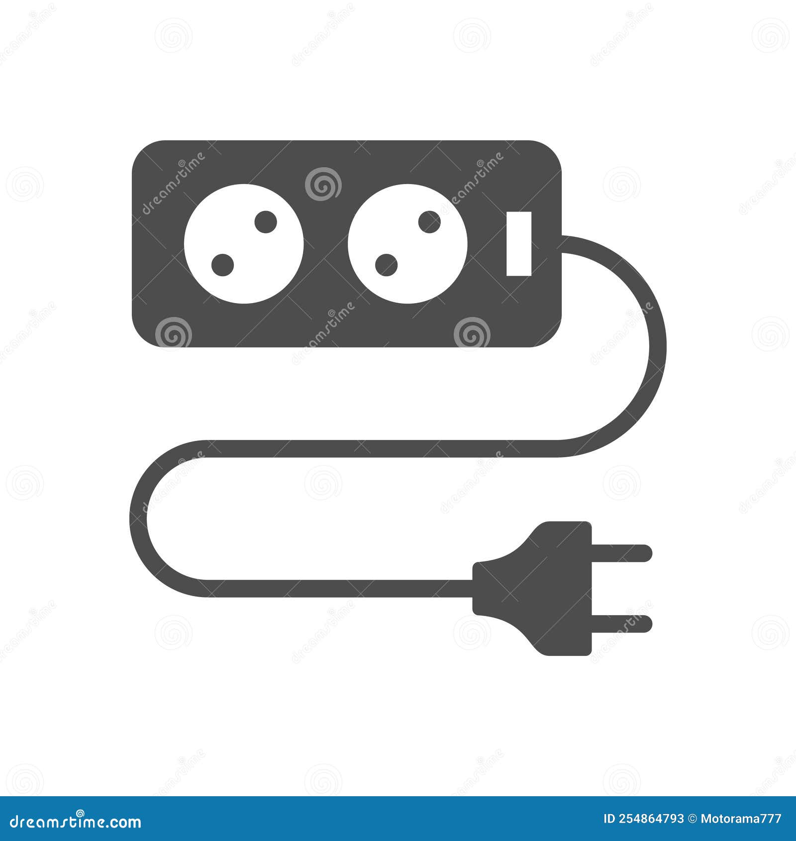 Electric Extension Cord Glyph Icon Stock Vector - Illustration of ... Electric Extension Cord Glyph Icon Stock Vector - Illustration of ...