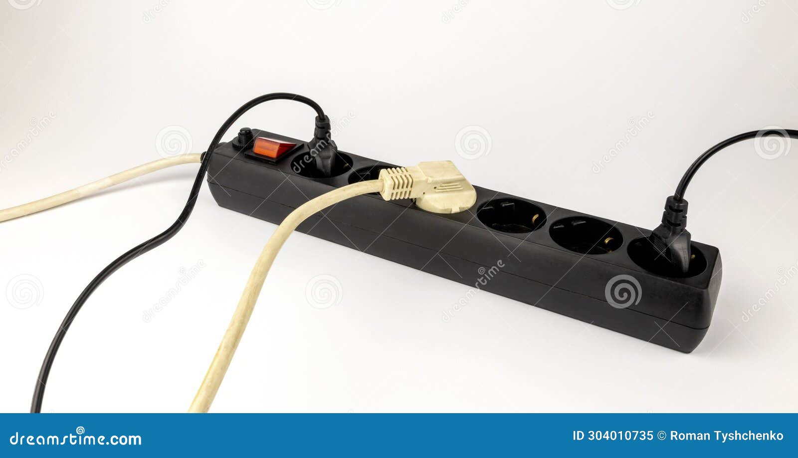 Electric Extension Cord with 220 V Sockets. Extension Cord for Sockets ...