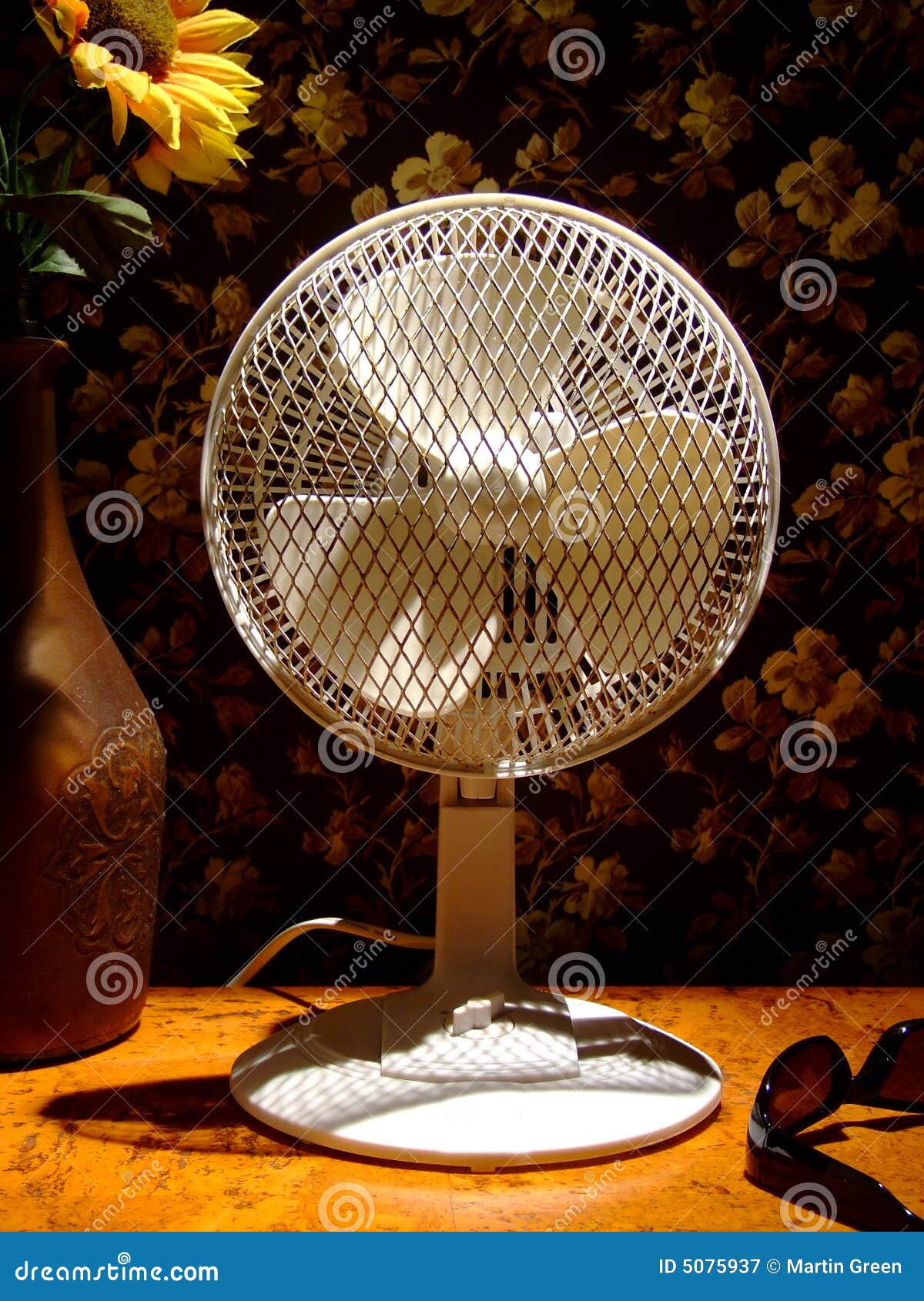 Electric Fan stock image. Image of blower, household, interior - 5075937