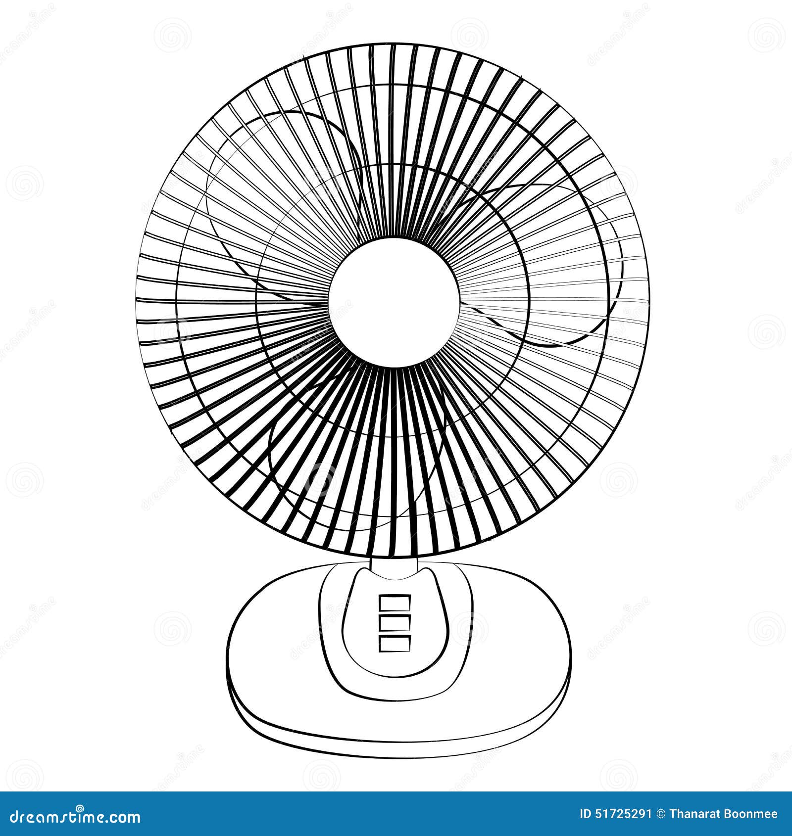 Electric Fan Cartoon Vector | CartoonDealer.com #51725291