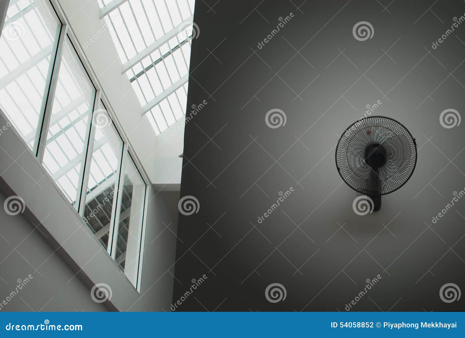 Electric fan stock photo. Image of room, wall, hang, empty - 54058852