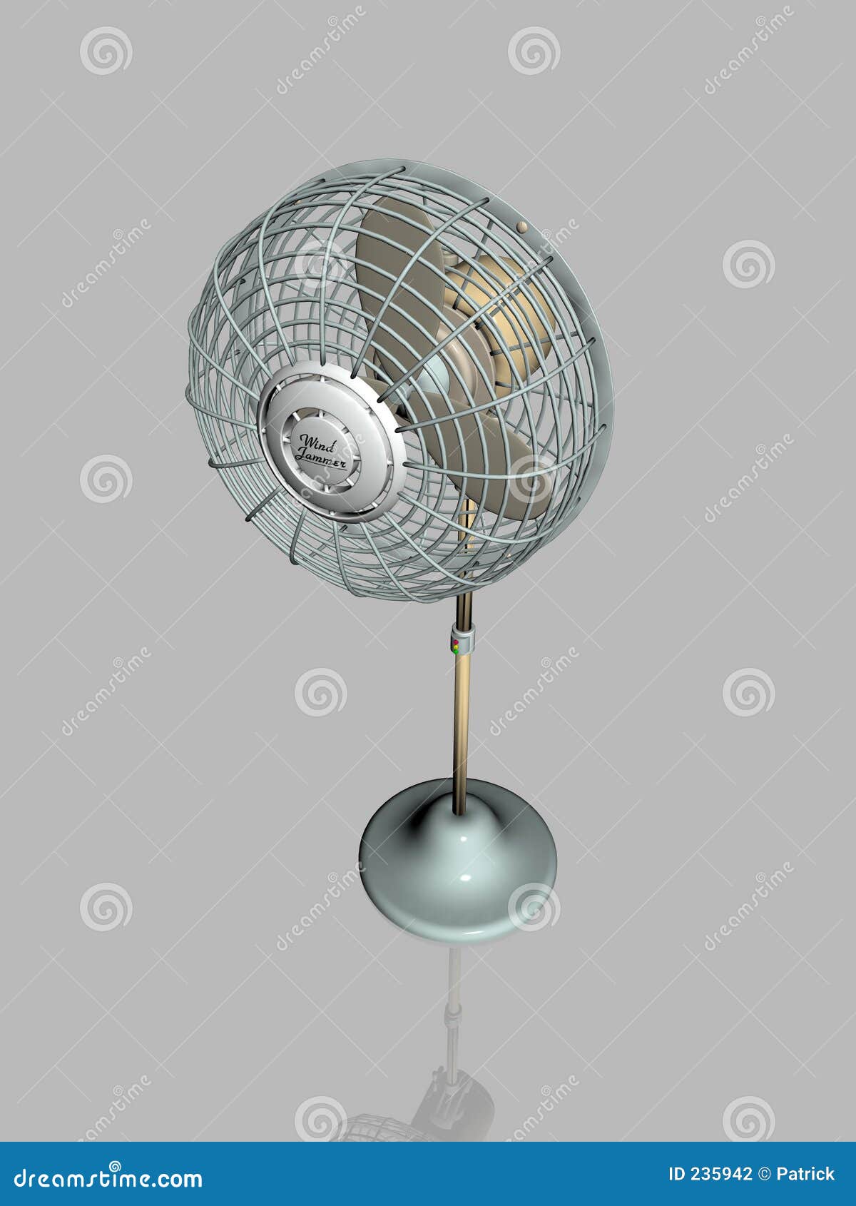 Electric Fan, wind jammer. stock illustration. Illustration of round ...