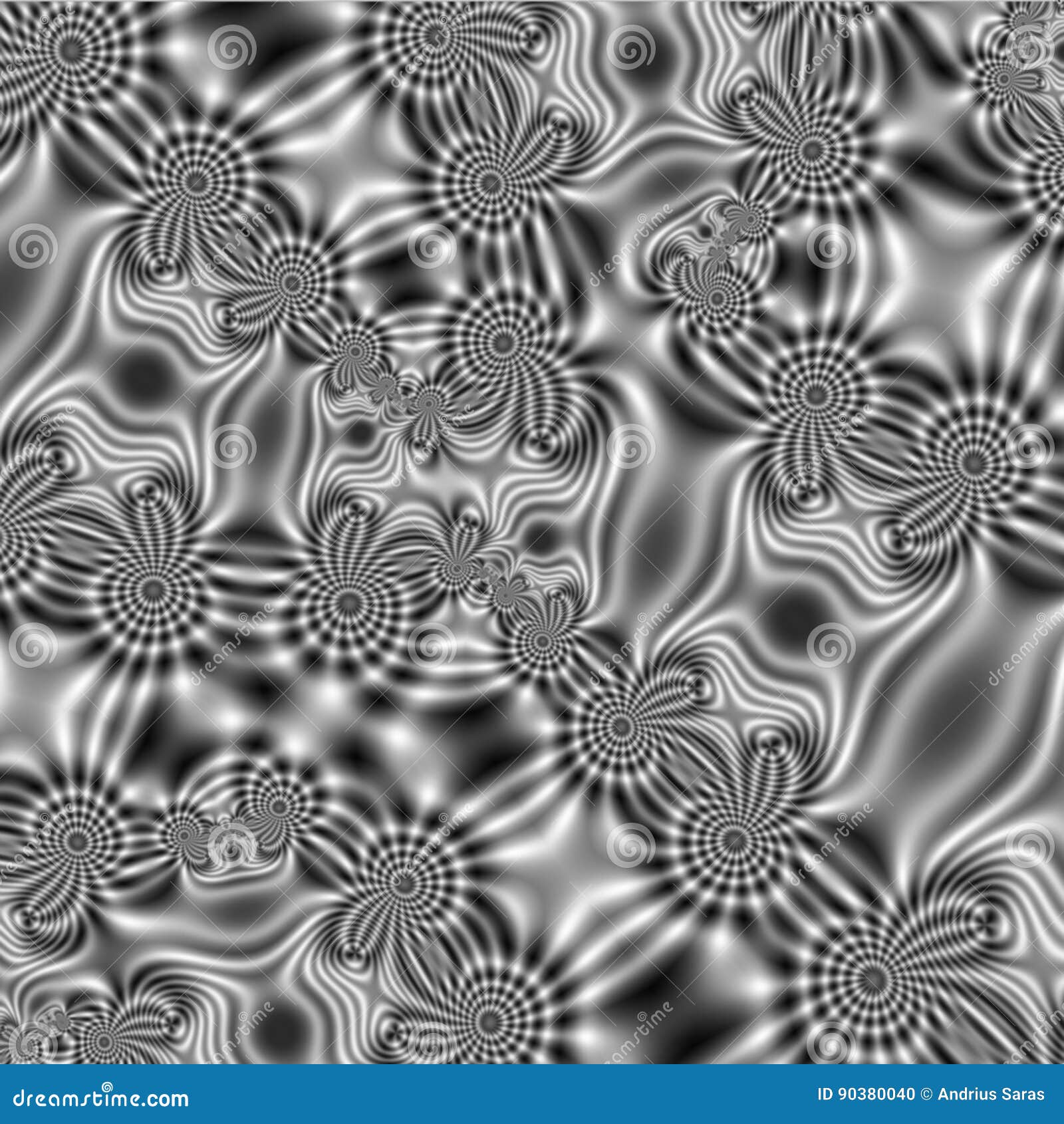 Electric Field Pattern with Abstract Wavy Shapes Stock Illustration ...