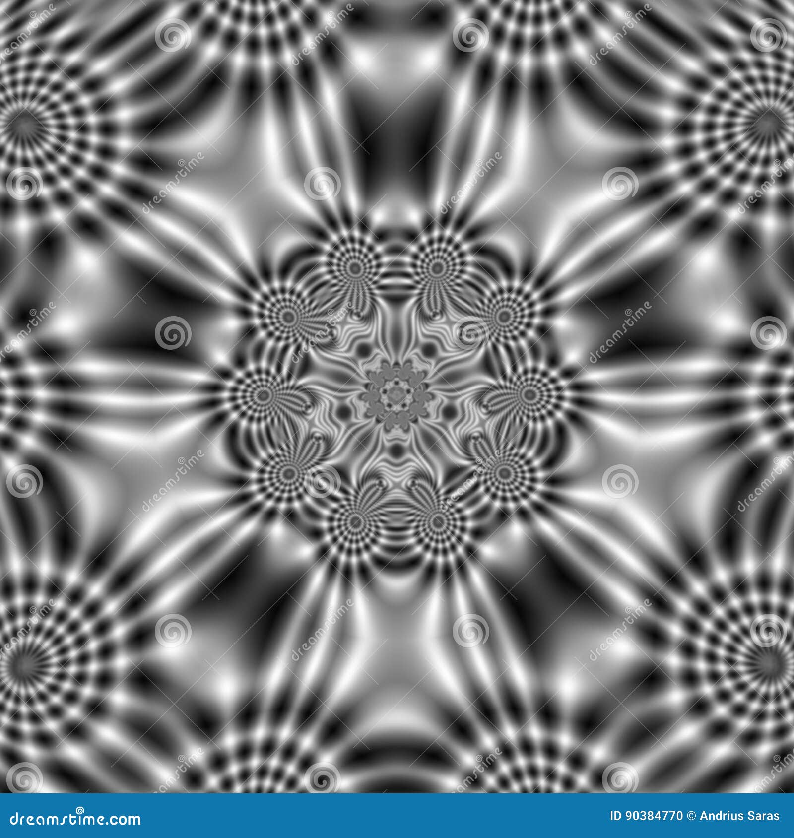 Electric Field Pattern with Abstract Wavy Shapes Stock Illustration ...