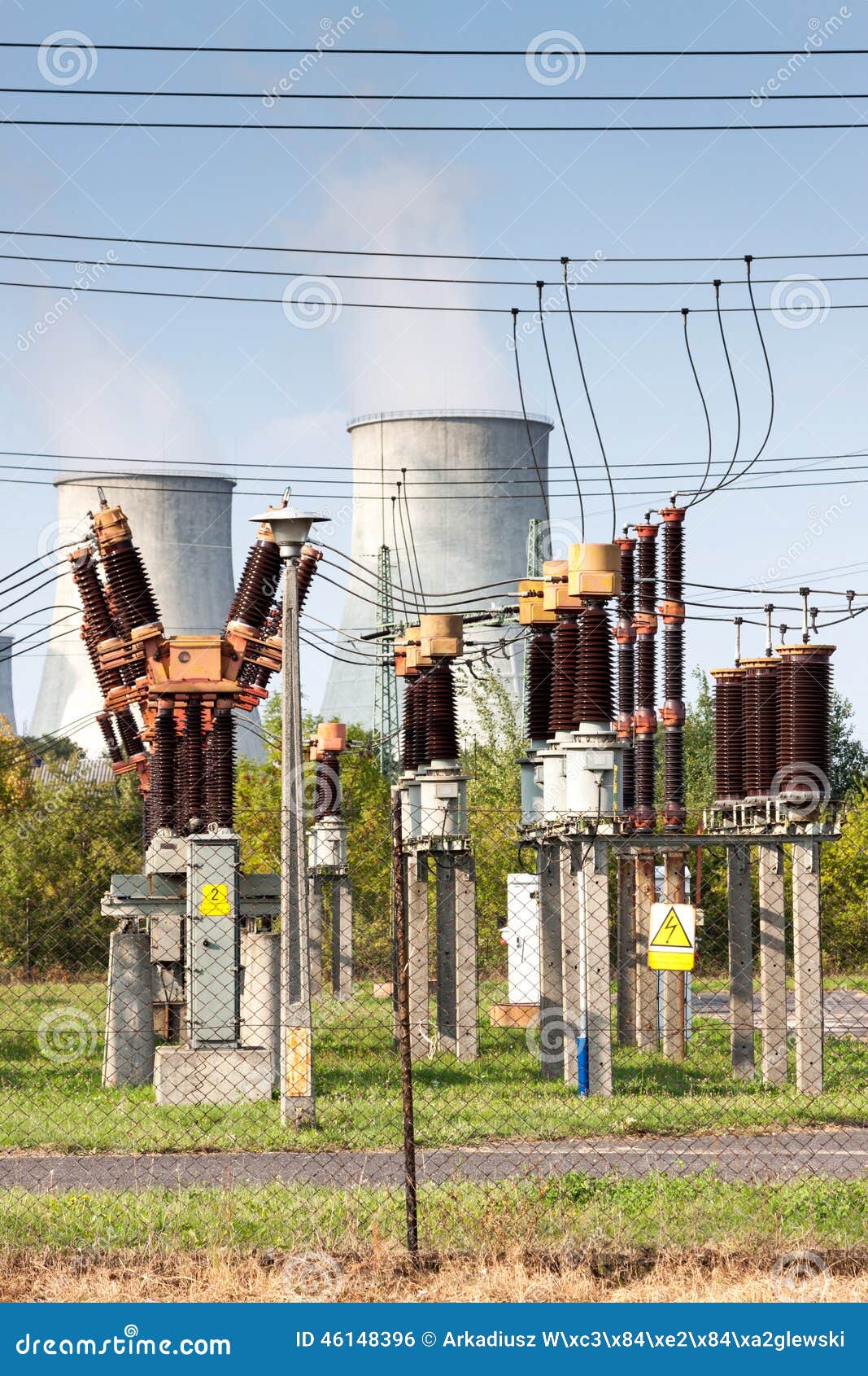 Electric field stock photo. Image of electric, distribution - 46148396
