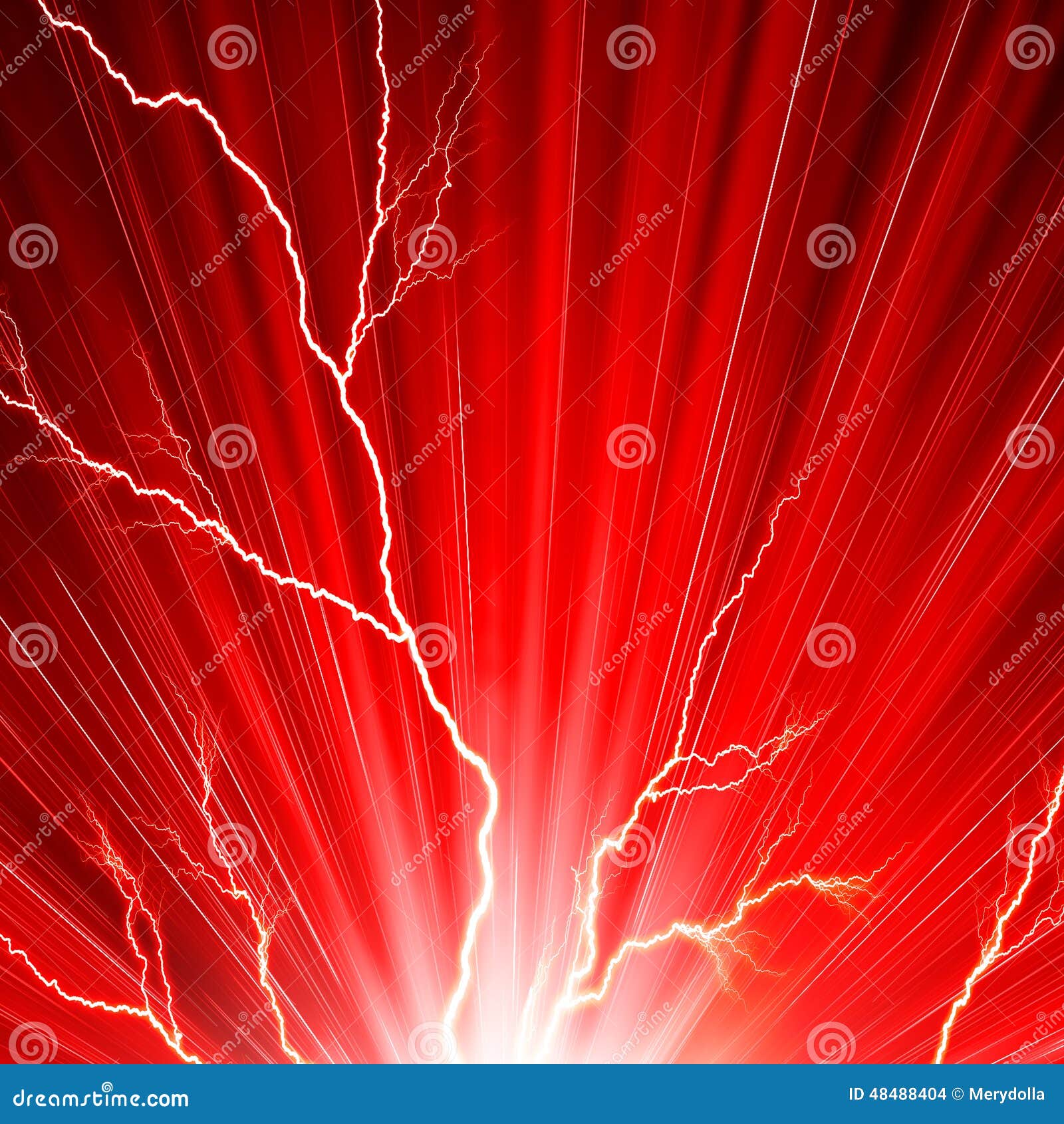 Red Electric Background