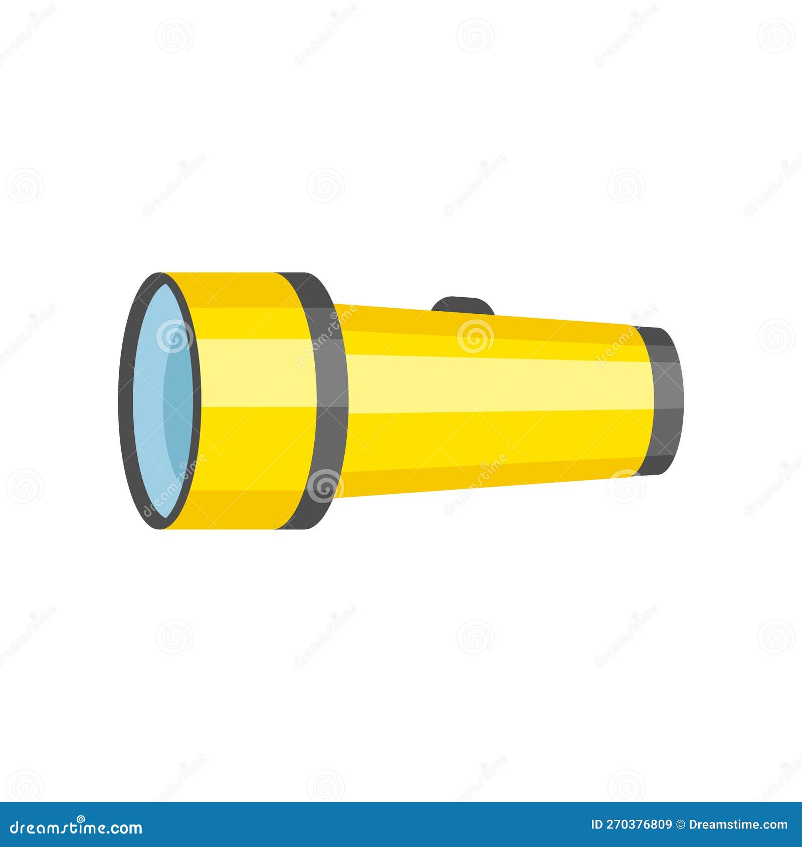 Electric Flashlight Cartoon Vector Illustration Stock Vector ...