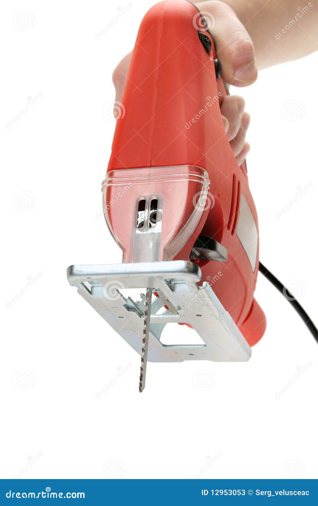 Electric fret saw stock image. Image of construction - 12953053