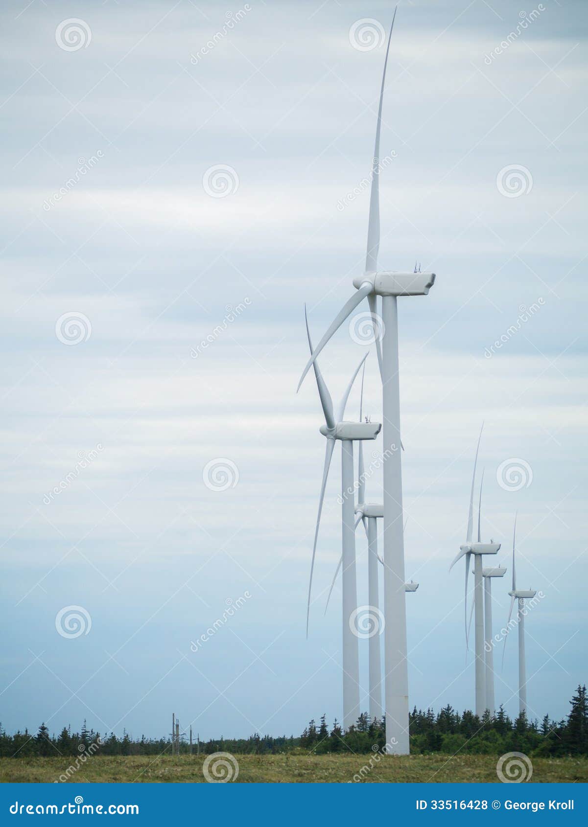Electric Generating Windmills Stock Photo - Image of renewable ...