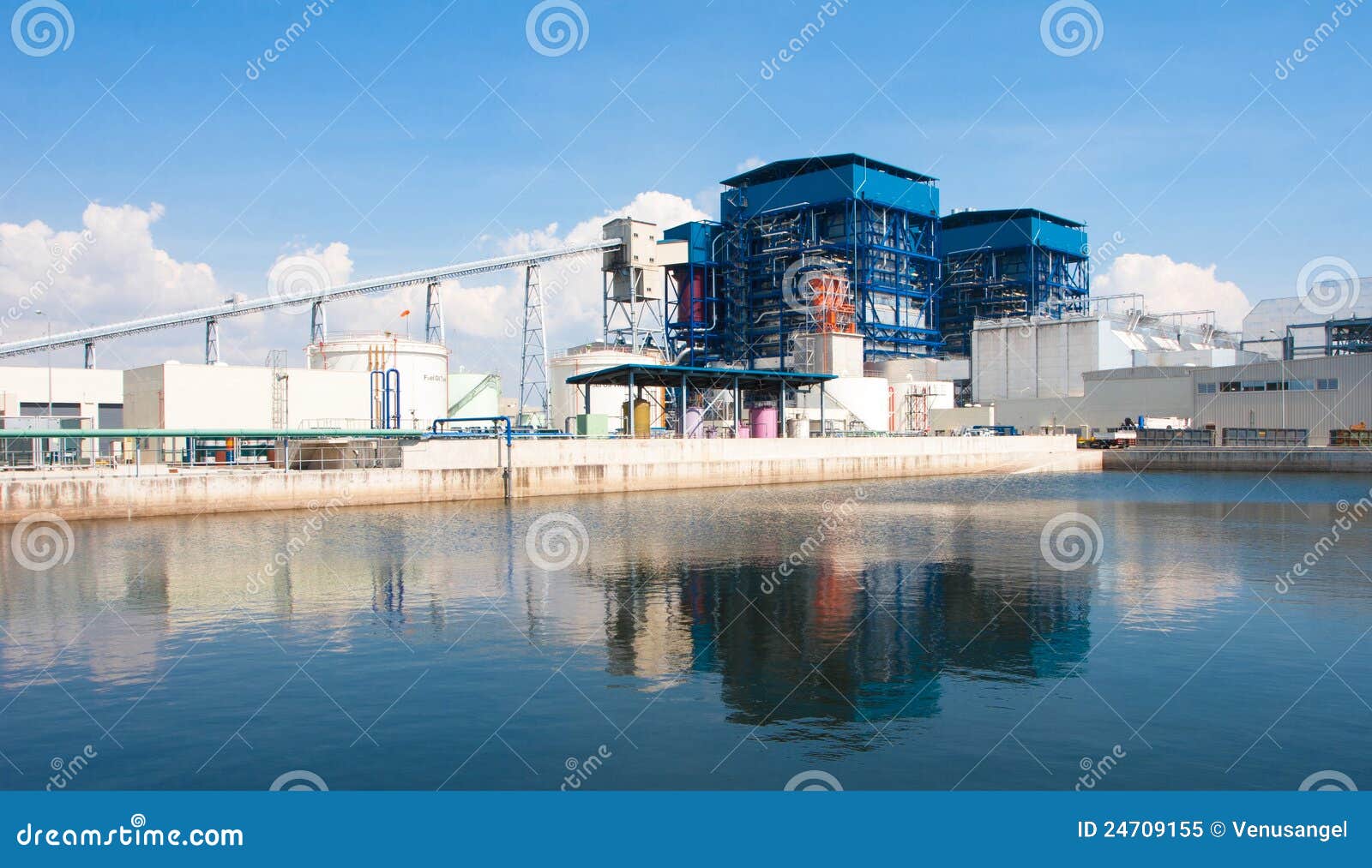 The Electric Generator Power Plant Stock Image - Image of industry ...