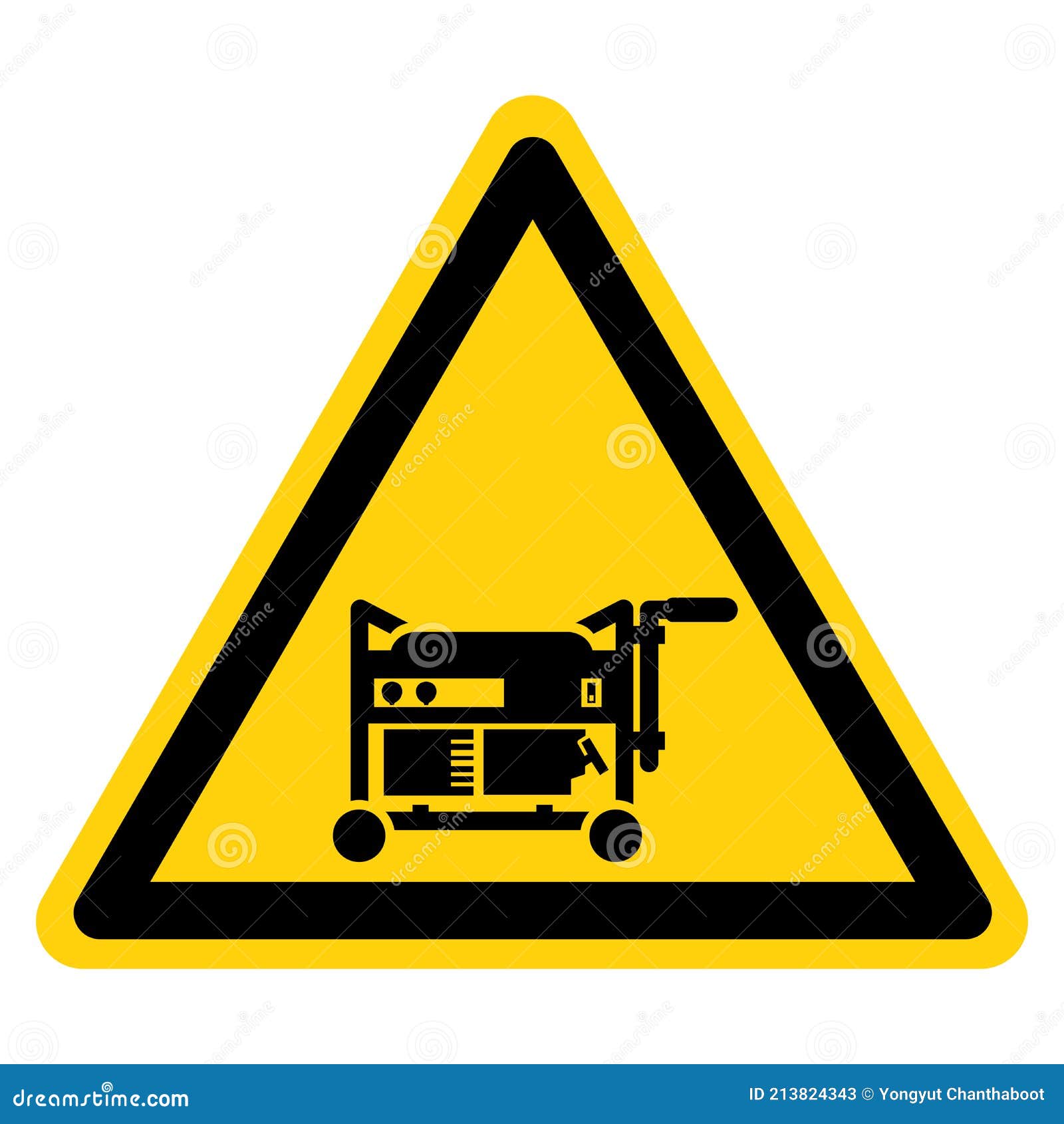 Electric Generator Symbol Sign,Vector Illustration, Isolate on White ...